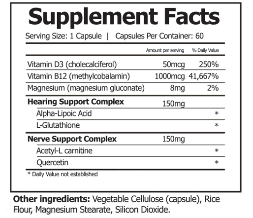 Vitamins And Supplements For Hearing
